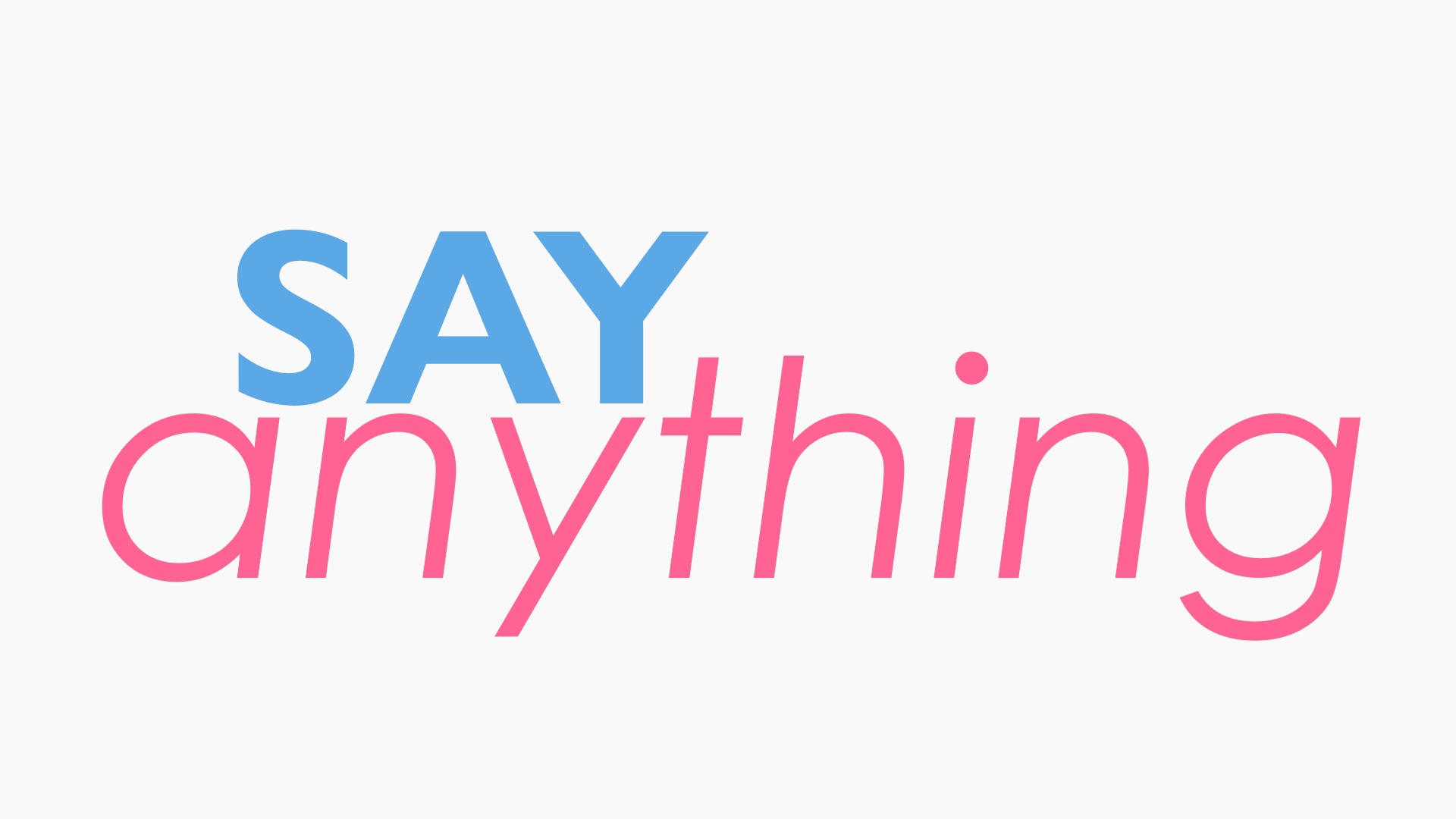 Say Anything ESL Toybox Say Anything ESL Toybox